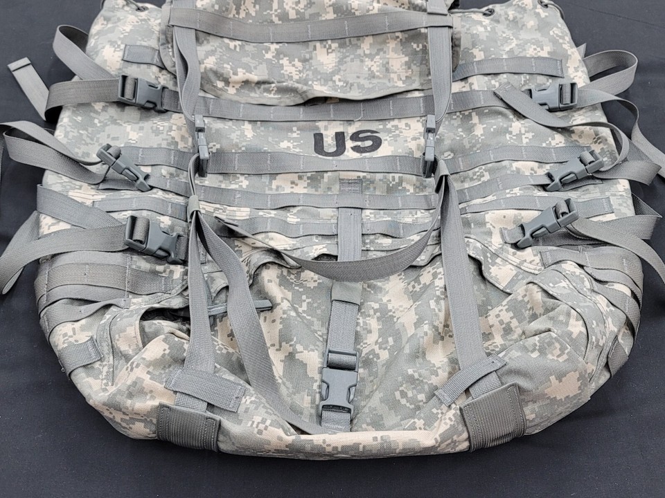 USGI MOLLE II Large Rucksack & 3 Day & Loaded FLC COMBO ACU Army ...