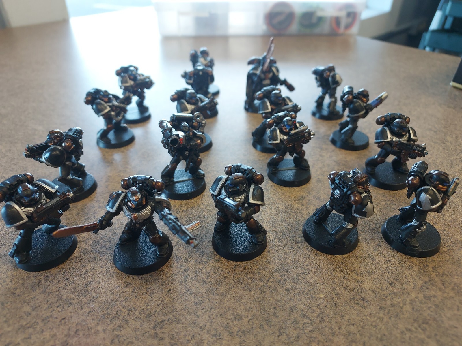 Warhammer 40k 30k Space Marines x21 Pro Painted Tactical Squad | eBay