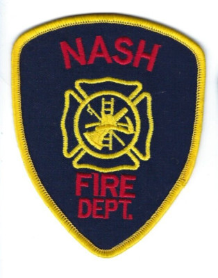 *RARE* Nash (Grant County) OK Oklahoma Fire Dept. patch - NEW! pop=191 ...