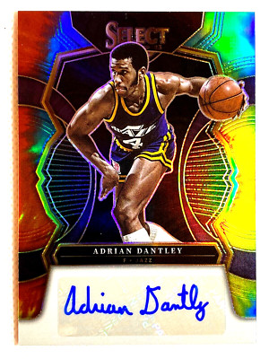 SP #D /25 2022 HOF'R ADRIAN DANTLEY TIE-DYE SELECT PRIZM SIGNATURES ...