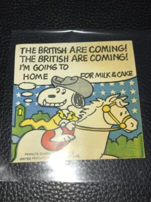 Peanuts Bicentennial Sticker - Butternut Bread (1976) -Snoopy British ...