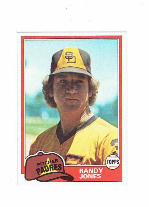Randy Jones San Diego Padres Pitcher #458 Topps 1981 #Baseball Card | eBay