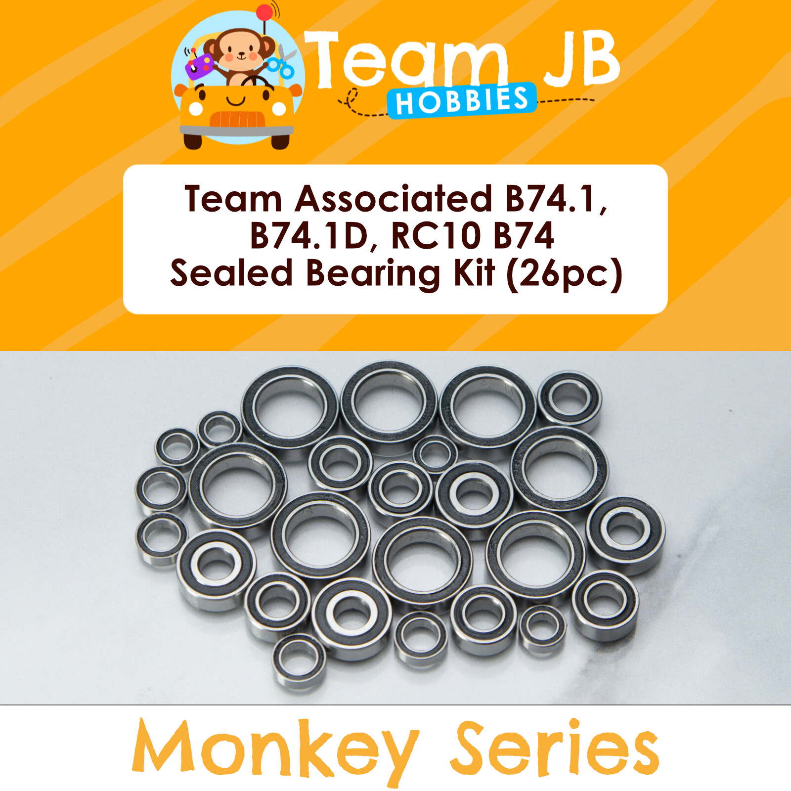 Team Associated B74.1, B74.1D, RC10 B74, B74.2D CE Team Kit -26 Pcs Bearings Kit | eBay