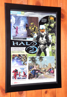 2004 Halo 2 Xbox Xbox One Xbox 360 Old Promo Small Poster / Ad Page ...