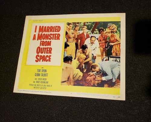 "I Married a Monster from Outer Space" 1958 -Original 11x14 Lobby Card ...