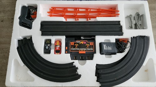 Aurora AFX Ghost Racer Slot Car Set 1987 Tomy 8607 Complete Track ...