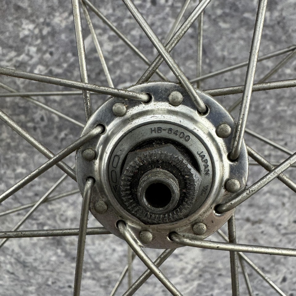 Vintage Shimano 6400 Wheelset Matrix ISO C 700c Rim Road Bike Japan 130 ...