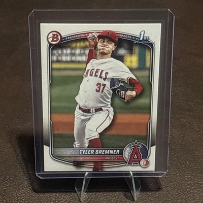 TYLER BREMNER ANGELS RC 1st card 2025 BOWMAN DRAFT #BD-37 | eBay