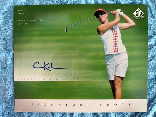 SIGNED 2004 SP Signature Golf - Signature Shots - Carin Koch - #CK | eBay