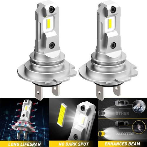 2PCS H7 LED Lamp Error Free Warning Anti Flicker Resistor Canceller ...