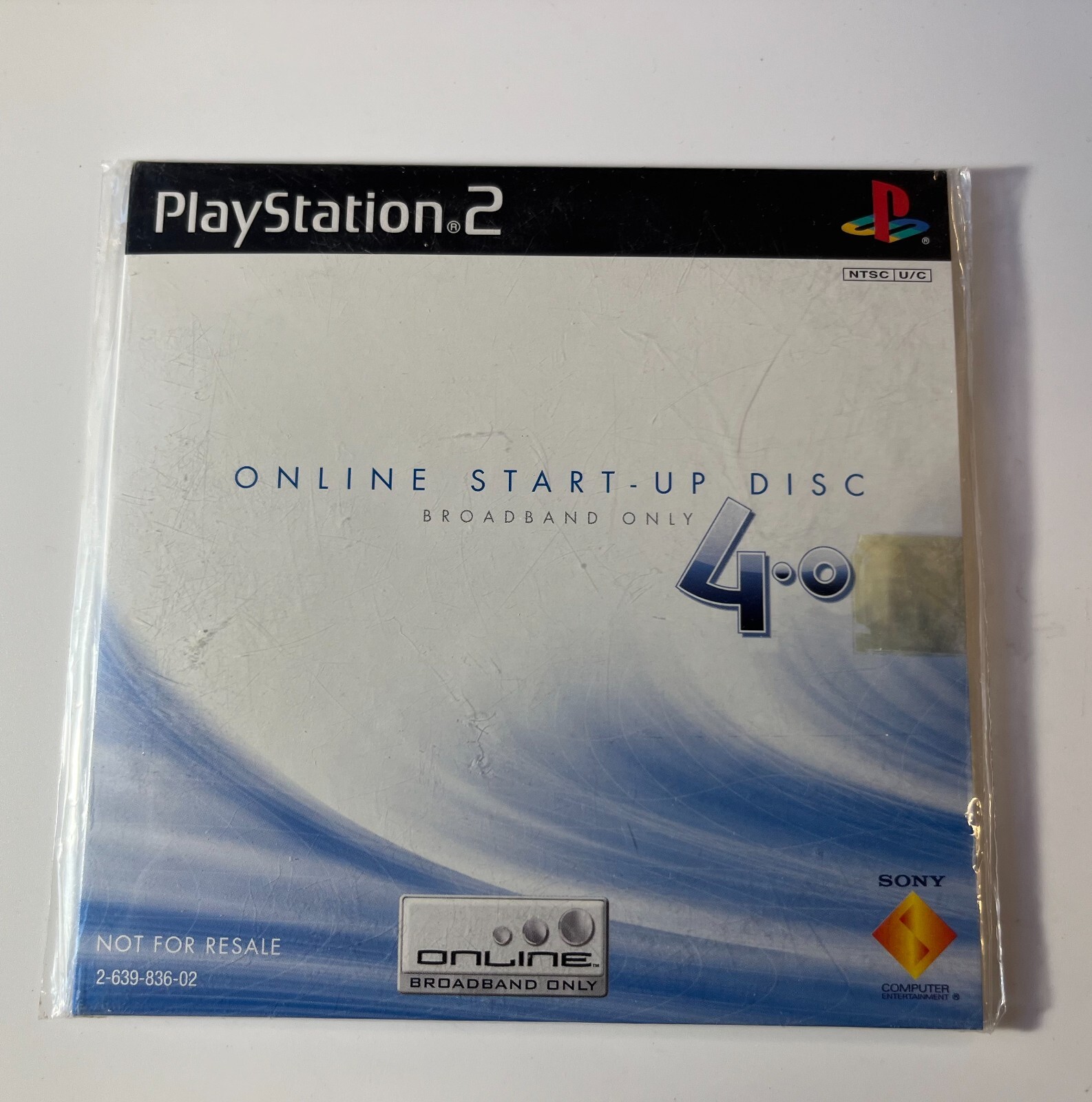 Sony PS2 PlayStation 2 Online Start-Up Disc Ver. 4.0 Brand New Sealed ...