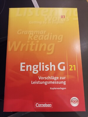 Cornelsen English G21 - B1 Vorschläge zur Leistungsmessung ...