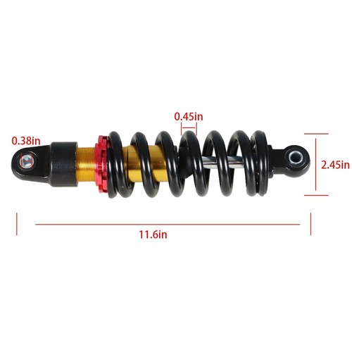For Dirt Pit Bike SDG SSR 110cc 125cc 800lbs 10.5" 270mm Rear Shock ...