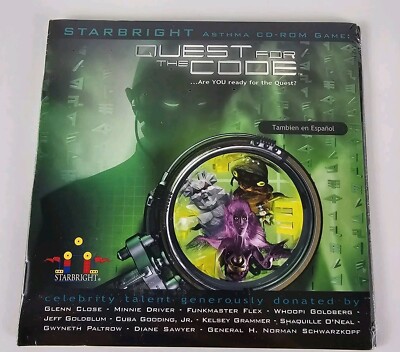Quest For The Code Starbright Asthma PC CD-ROM Game RARE NEW -- Free ...
