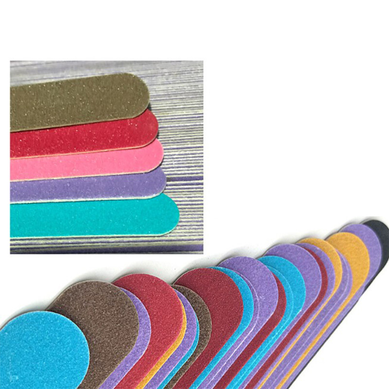10Pcs Home Beauty Salon Double-Sided Disposable Nail File Emery Shaping ...