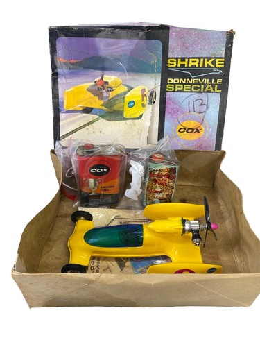 Vintage Cox Thimble Drome .049 Gas Powered Tethered "Shrike" Toy Air ...