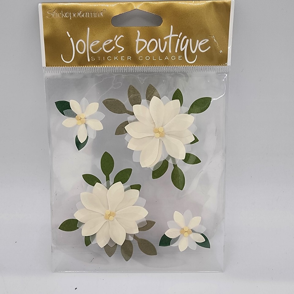 Jolees Stickers Flowers Spring dogwood Crocus White magnolia's ...