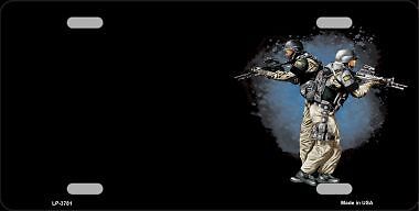 SWAT Offset Metal Novelty License Plate Tag LP3781 | eBay