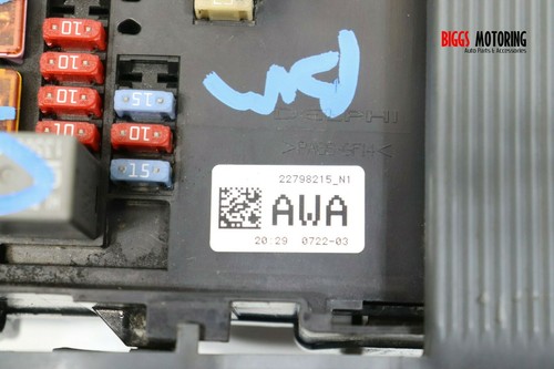 2010-2013 Chevy Silverado 1500 Engine Fuse Box Junction Relay 22798215 ...