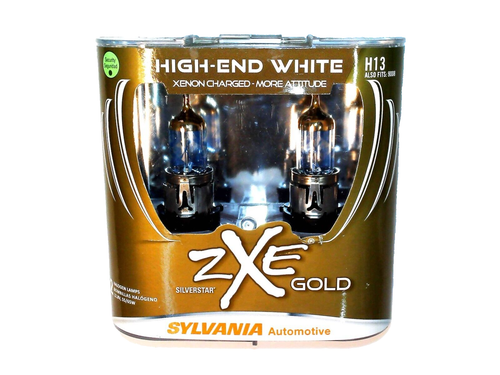SYLVANIA H13 SilverStar ZXE Gold Halogen Headlight Bulb H13SZG.BP2 | eBay