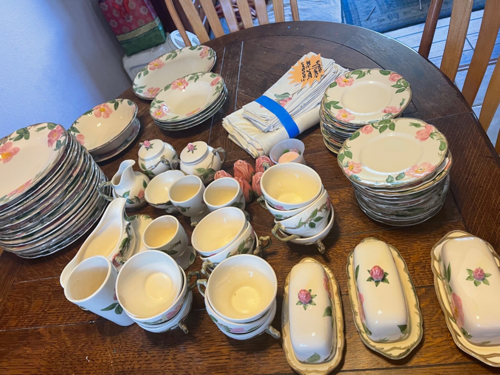 Vintage Franciscan Ware Desert Rose China Dinnerware Set | eBay