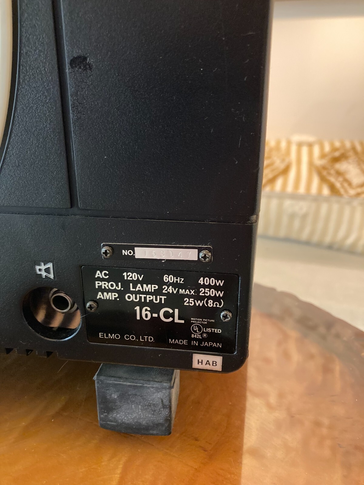 Elmo 16-CL(TC) ETC 24 16mm Channel Loading Film Projector w/ Cover ...