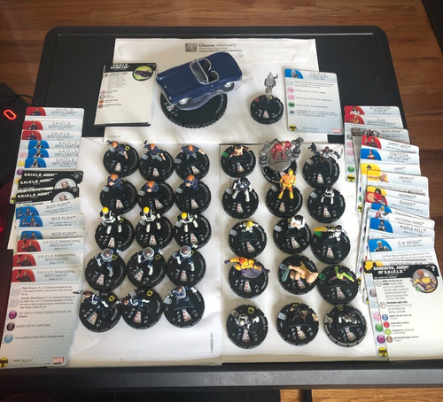 Heroclix SHIELD Lot, Nick Fury, Quake, Flying Car, Marvel MCU Agents | eBay