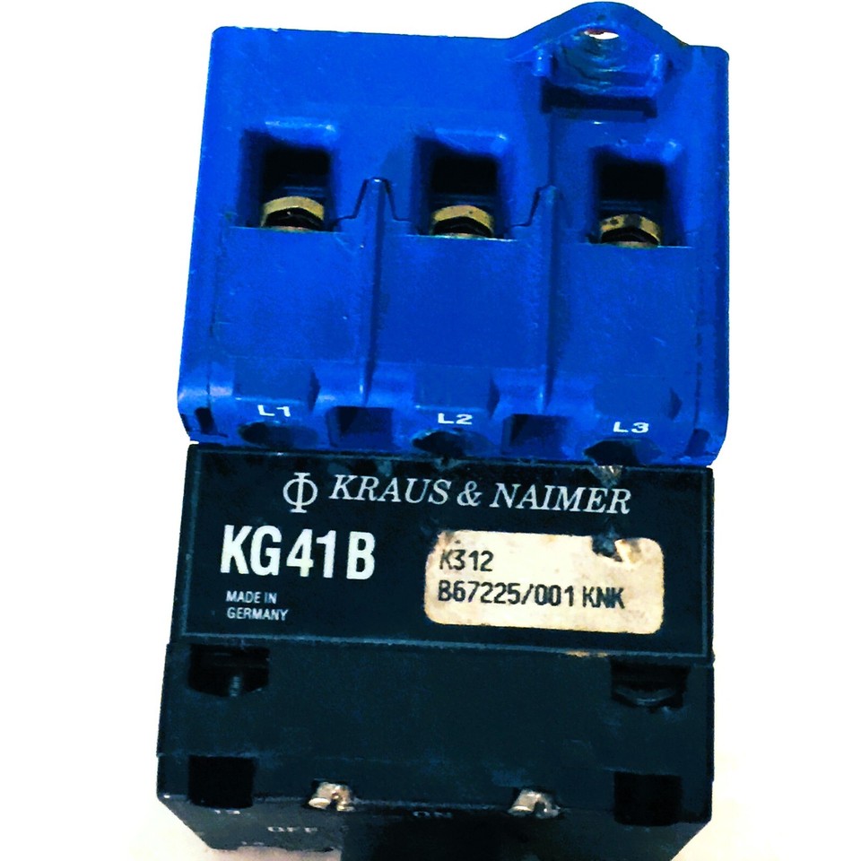 KRAUS & NAIMER KG41B K312 DISCONNECT SWITCH 30A / 600VAC | eBay