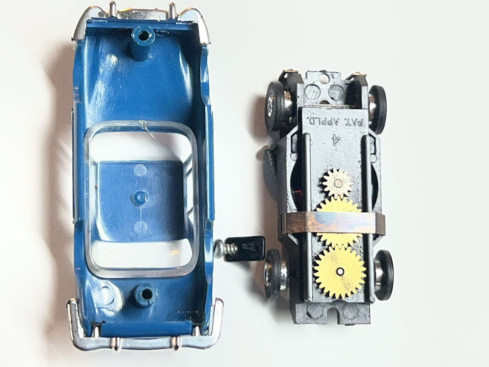 AURORA # 1367 BLUE /WHITE STRIPE MASERATI HO SLOT CAR | eBay