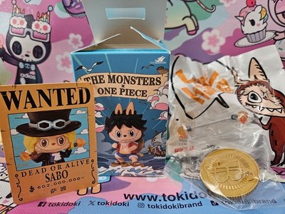 POP MART The Monsters x One Piece Series Blind Box SABO Confirmed Open ...
