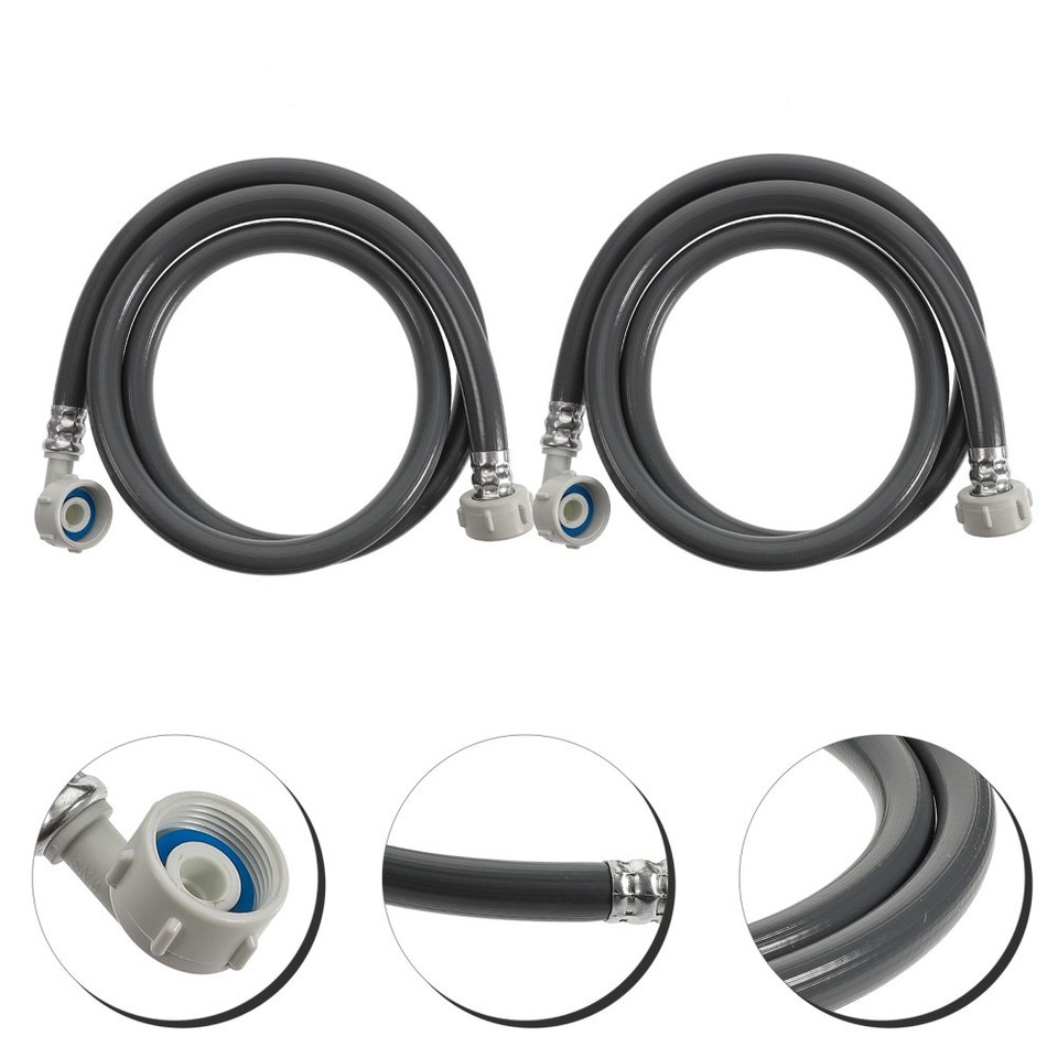 2 Pcs Plastic Washing Machine Connector Washer Supply Hoses for Fitting ...