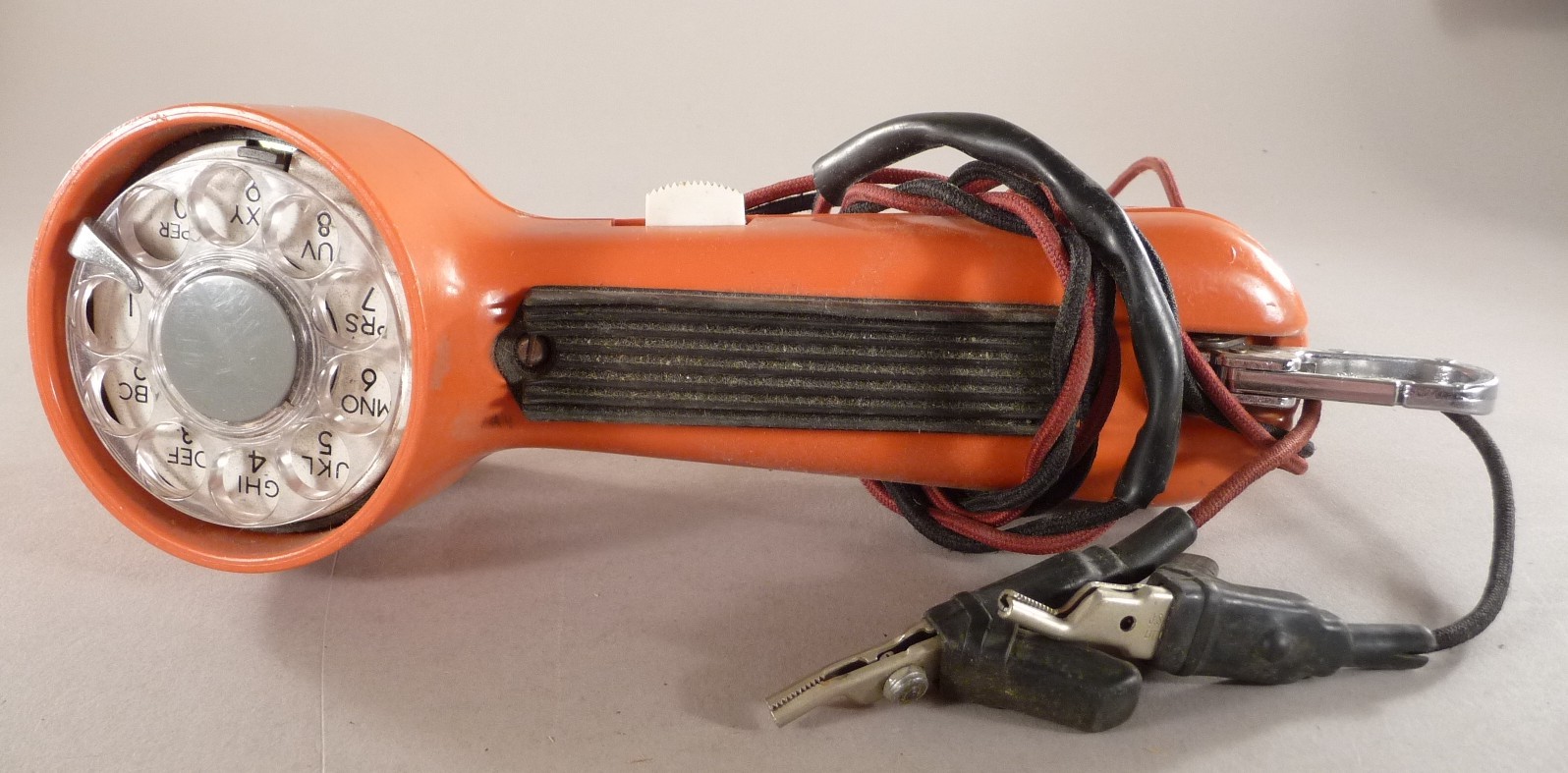 Telephone Lineman Rotary Hand TEST SET - circa 1970's -- Orange | eBay