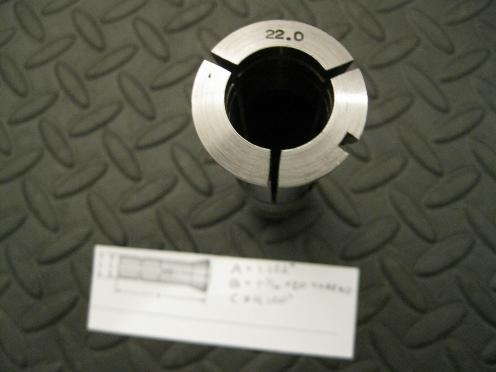 22mm Collet with 1-1/16 x 20 Thread, Unknown Make | eBay