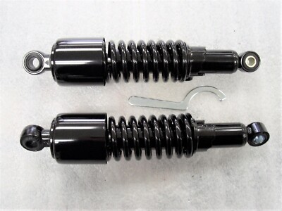 Yamaha XV700 XV750 Virago 11" Short Black Bobber Shocks | eBay