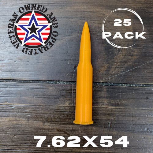 7.62x54 Rifle Dummy Rounds, Snap Caps -- Firearm Ammo for Training ...