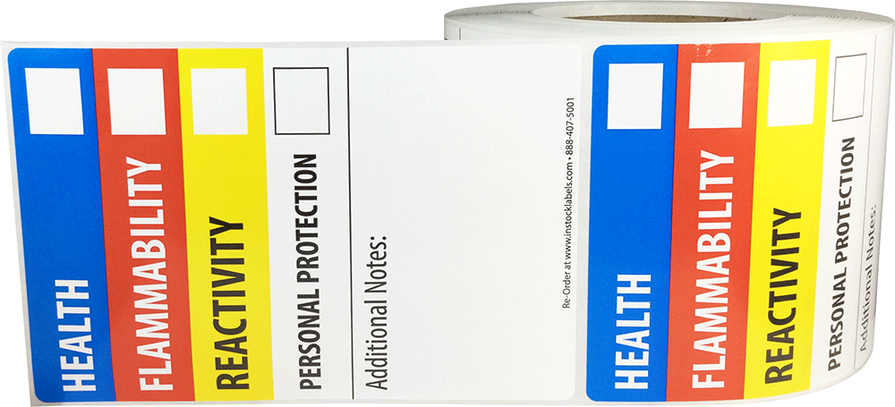 Hazardous Material Identification Labels (HMIL) | 4 x 6" Inch | 500 ...