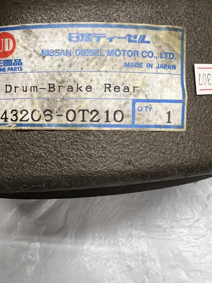 UD TRUCK REAR BRAKE DRUM 43206-0T210 NOS Made in Japan Nissan Diesel ...