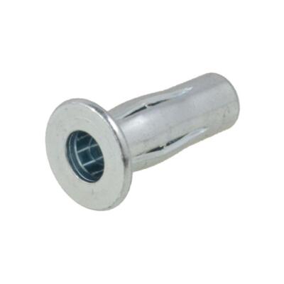 Pack of 50 Zinc M8 x 36.5mm Metric Coarse Plus Nut Large Flange Round ...