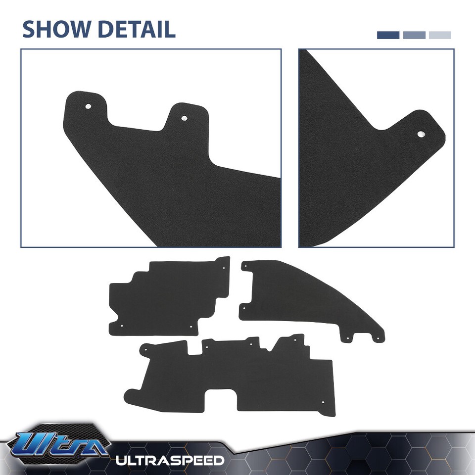 Radiator Grille Air Deflector Set w/ Fasteners Fit For 09-14 Ford F-150 ...