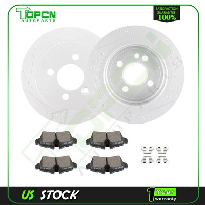Ceramic Brake Pads and Rotors Rear Kit For MINI Cooper 2014 - 2015 ...