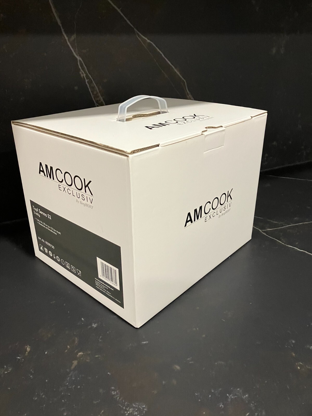 AM COOK exclusiv Topf Senna S2 Glasdeckel mit Dampfauslass ca. 9 Liter Inhalt 4242004199052 | eBay