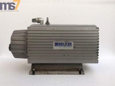 BECKER VT 4.25 OIL-LESS ROTARY VANE VACUUM PUMP -MOTOR COVER IS MISSING ...