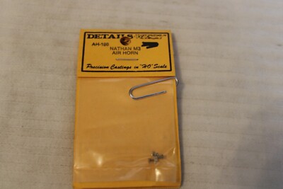 HO Scale Details West, Nathan M3 Air Horn, Brass, #AH186 | eBay