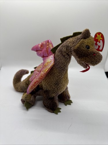 1998 SCORCH THE DRAGON VINTAGE TY BEANIE BABY Soft Plush Toy ...