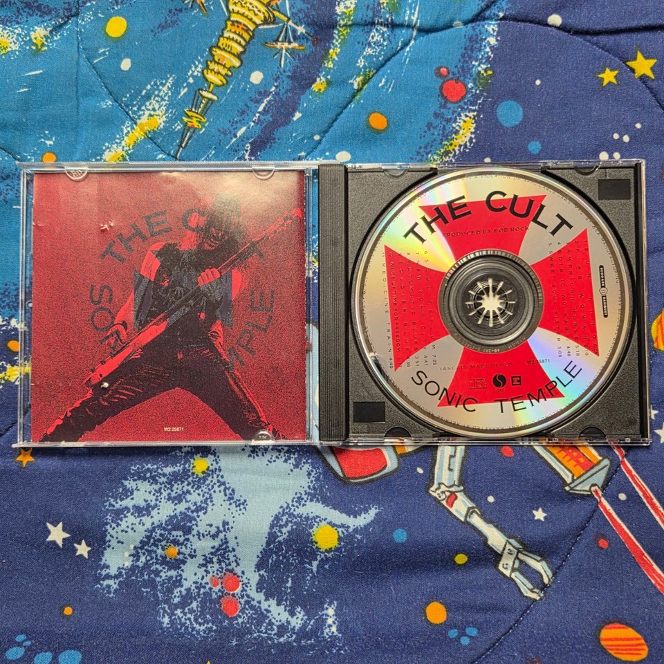 The Cult Sonic Temple CD 1989 Hard Rock Fire Woman Vintage | eBay