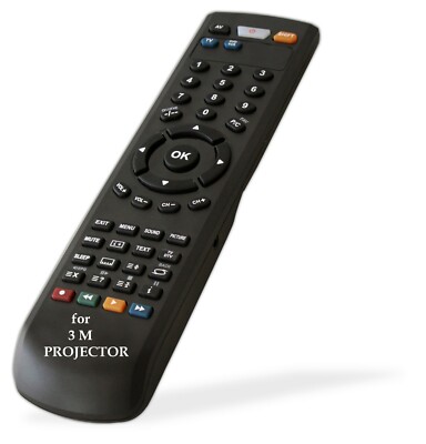 Remote Control for 3M Projector Model: MP8747 | eBay