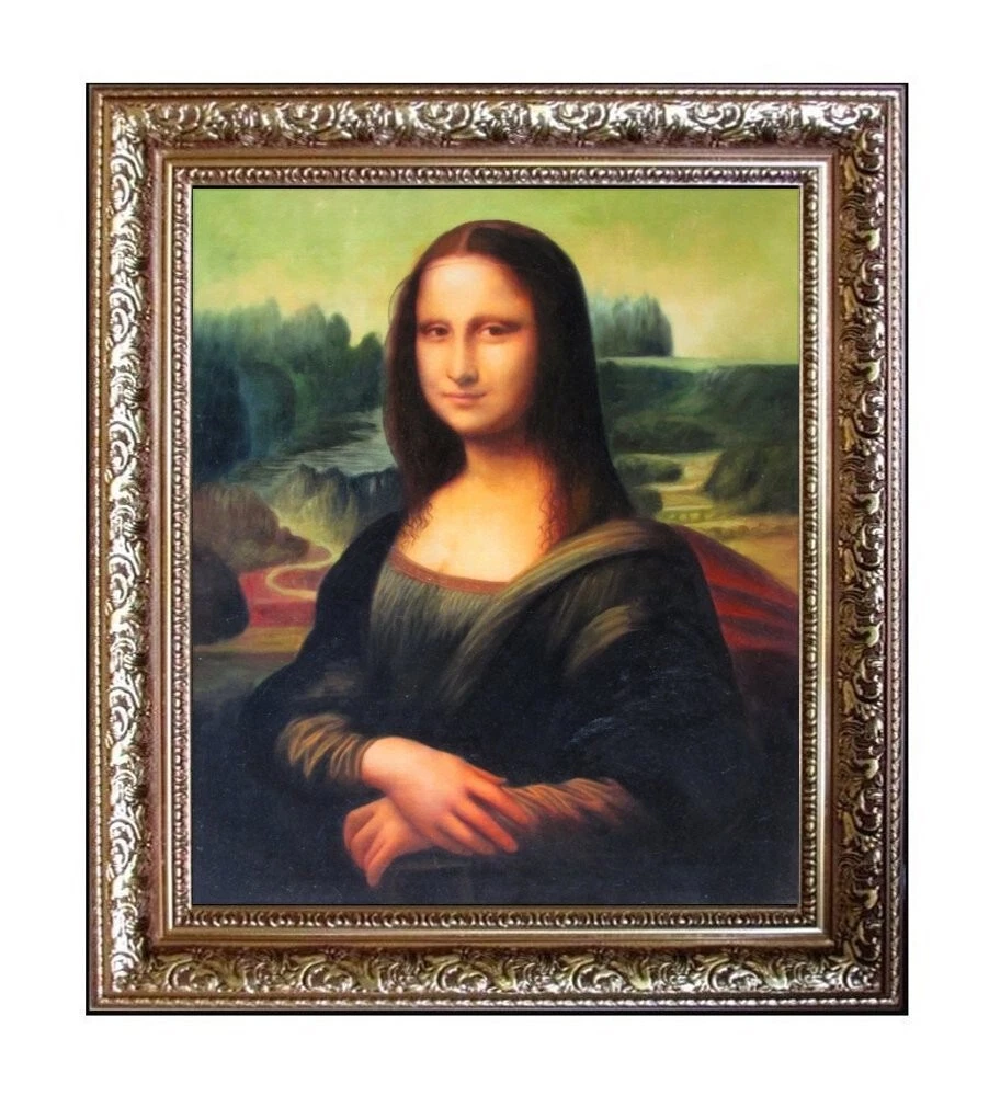 Mona Lisa Original Painting Framed