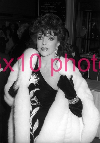 DYNASTY #17478,JOAN COLLINS,WRAPPED IN FUR COAT,the colbys,8x10 PHOTO ...