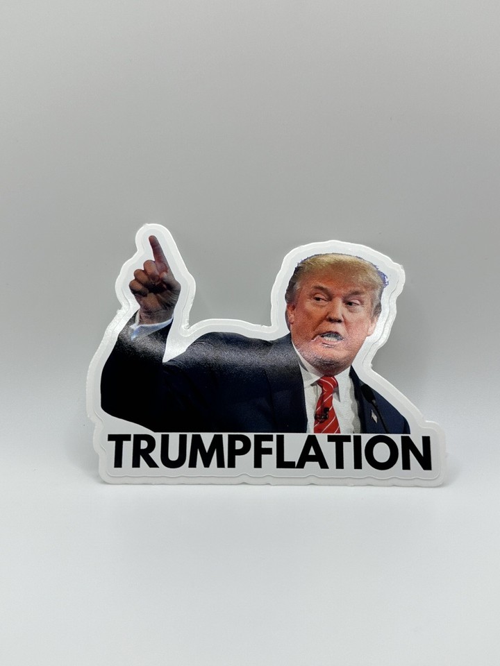 Trumpflation Anti-Trump Inflation Stickers for Grocery Prices Gas Pumps ...