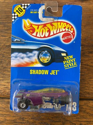 Hot Wheels Error Cards Shadow Jet #133 #9590 | eBay